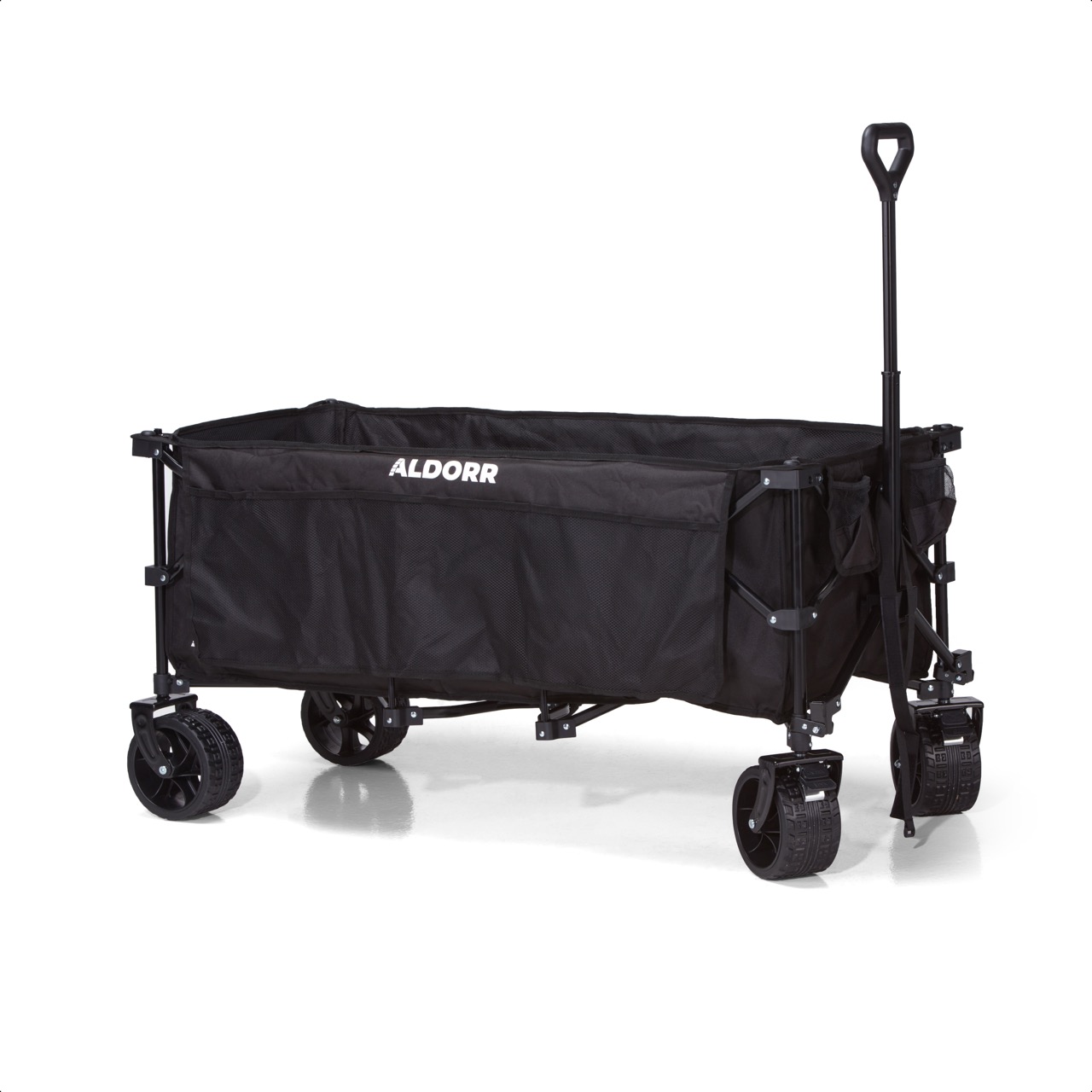Bolderkar - XXL - Opvouwbaar - 300L - Zwart - ALDORR